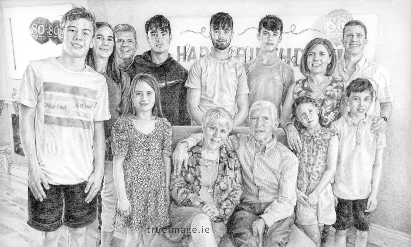 Large Family Portrait – TRUE IMAGE FINE ART