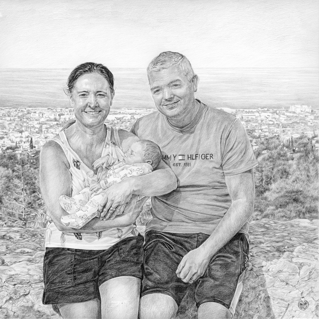 Sinead and Sean with their baby son Shay – TRUE IMAGE FINE ART